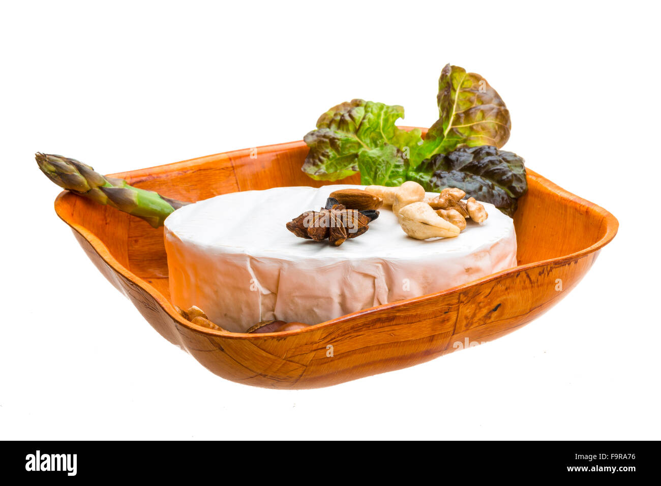 Fresh soft brie cheese Stock Photo - Alamy