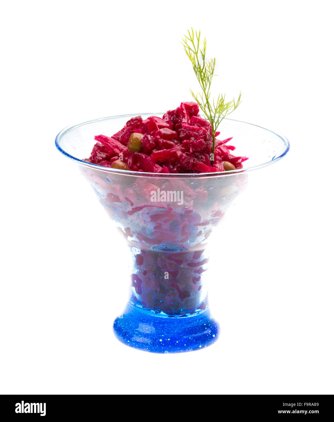 Vinaigrette Russian beetroot salad Stock Photo - Alamy