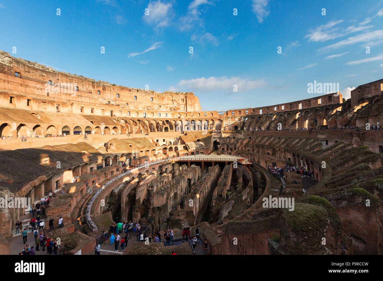 Colosseum at sunset in Rome, Italy Stock Photo - Alamy