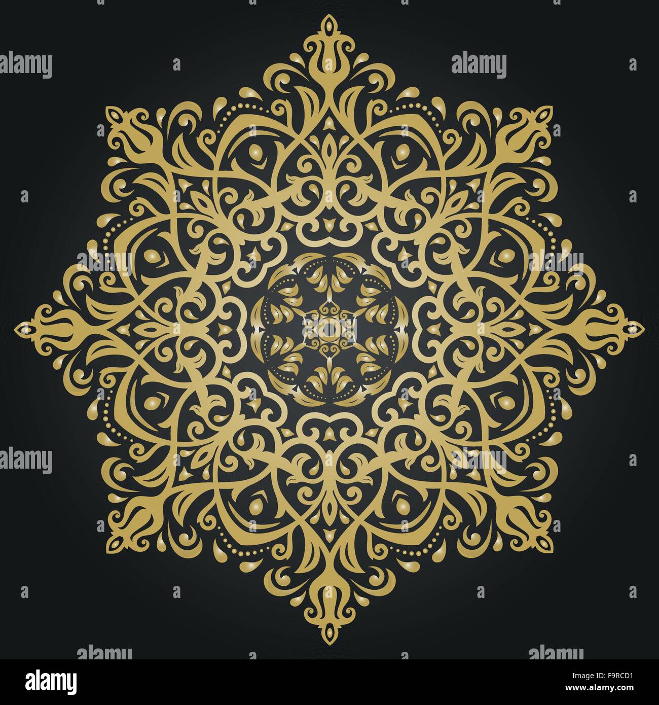 Oriental Abstract Vector Pattern Stock Vector Image & Art - Alamy