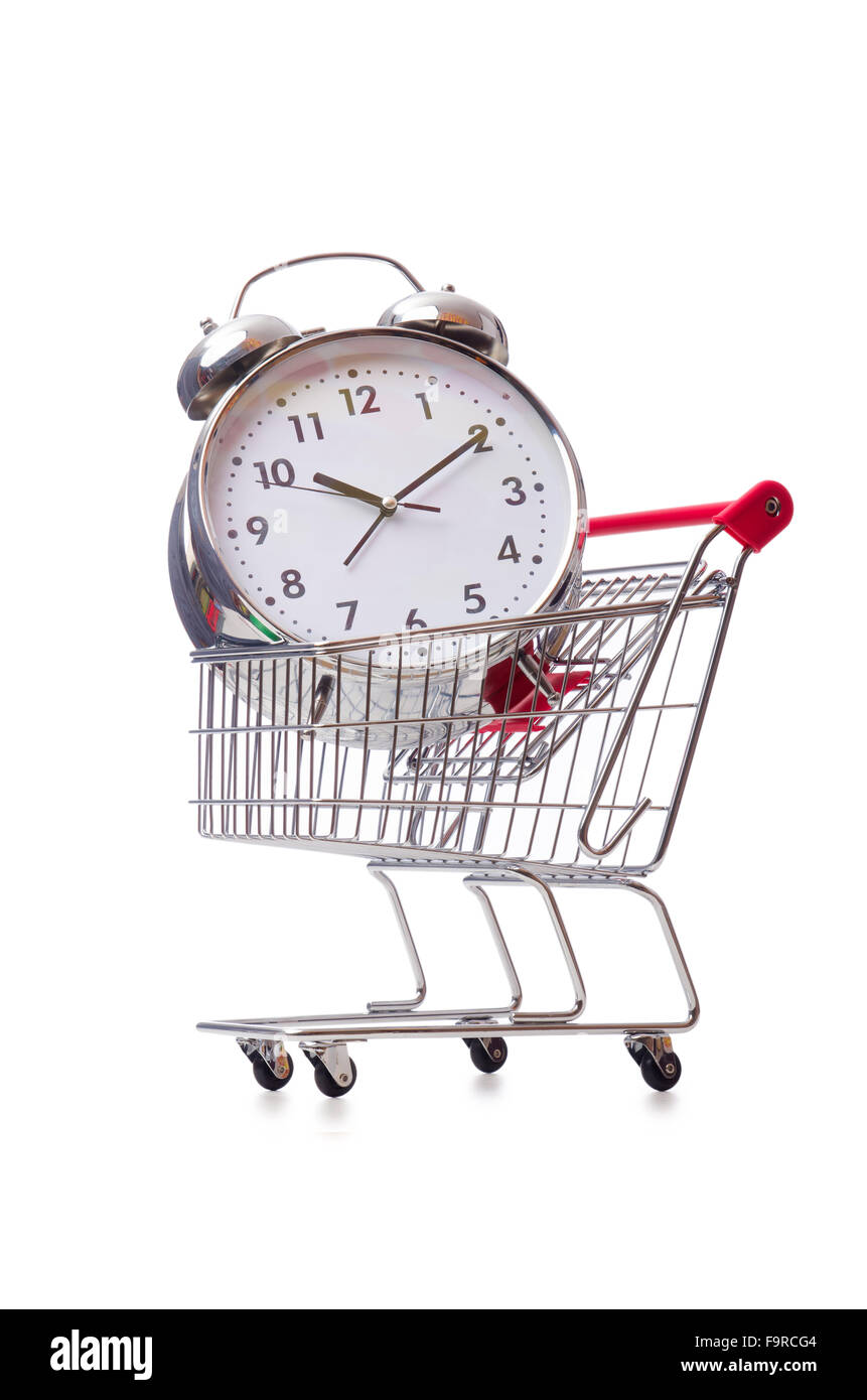 Alarm clock in market Cut Out Stock Images & Pictures - Alamy
