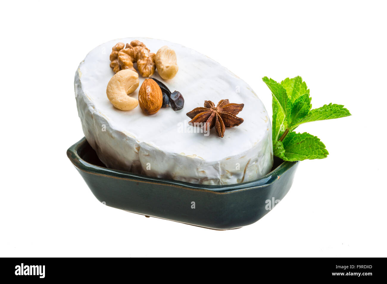 Fresh soft brie cheese Stock Photo - Alamy