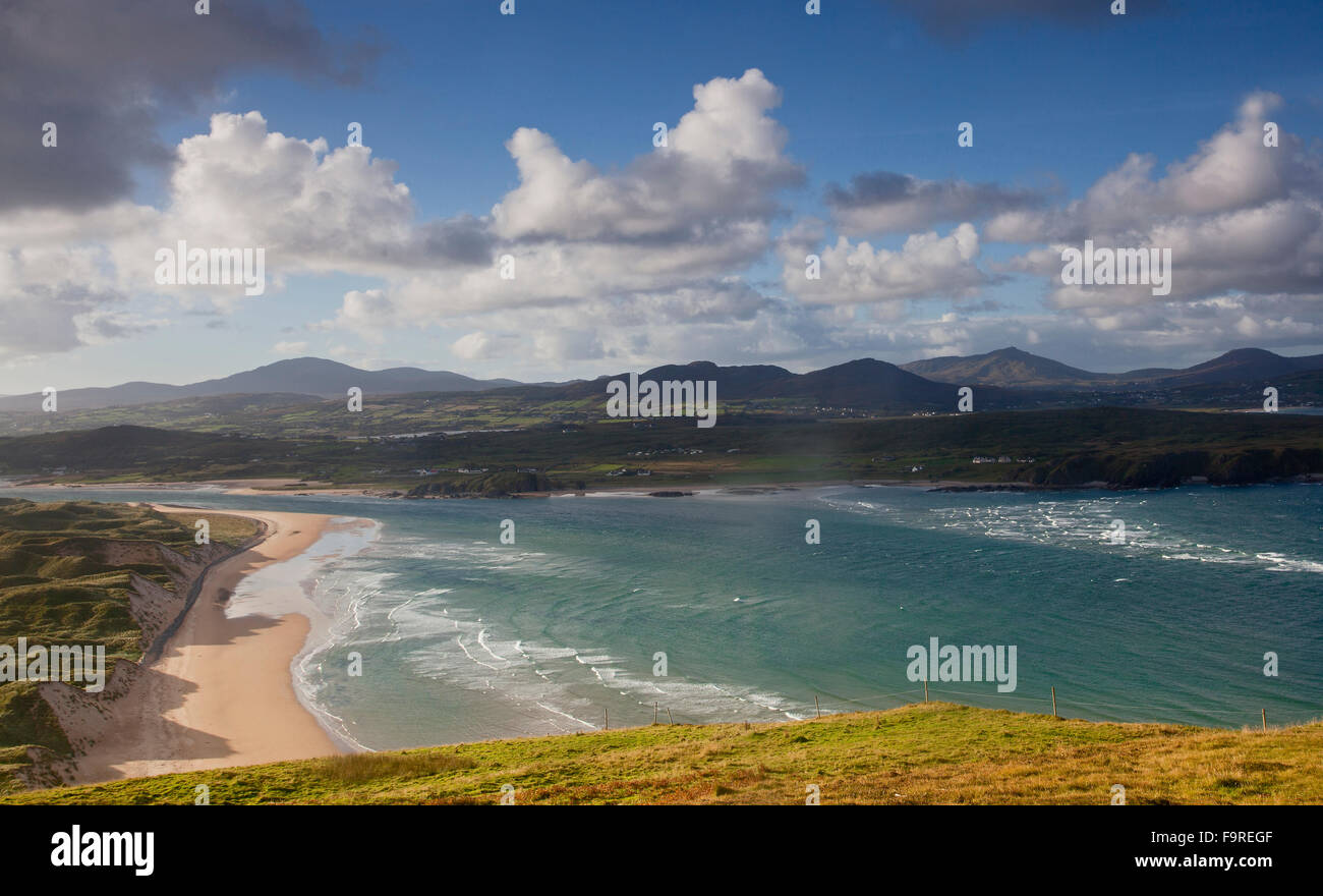 Five finger strand, a beautiful sandy bay in Ireland with exceptional ...