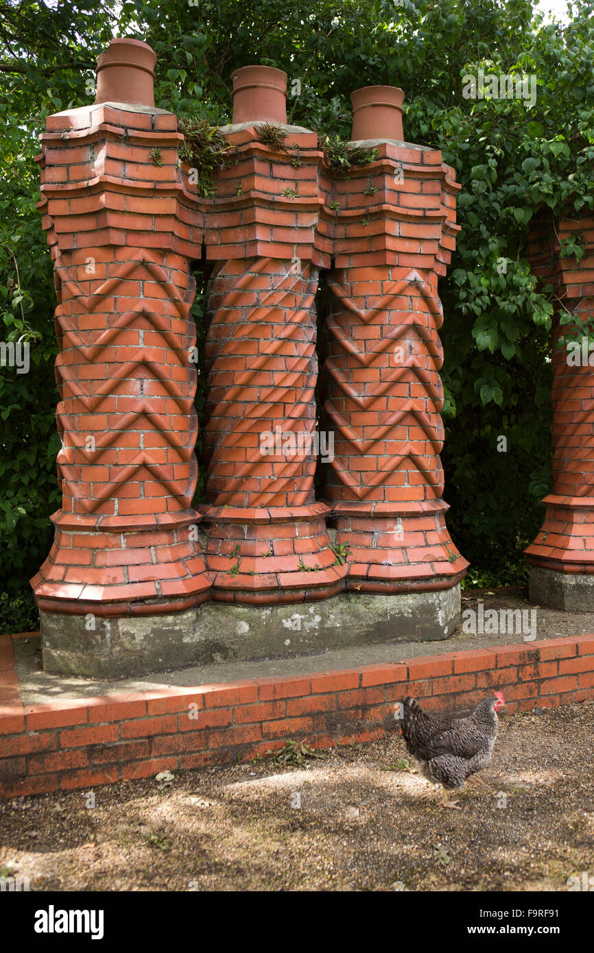 UK, England, Worcestershire, Bromsgrove, Avoncroft Museum, barley twist ...