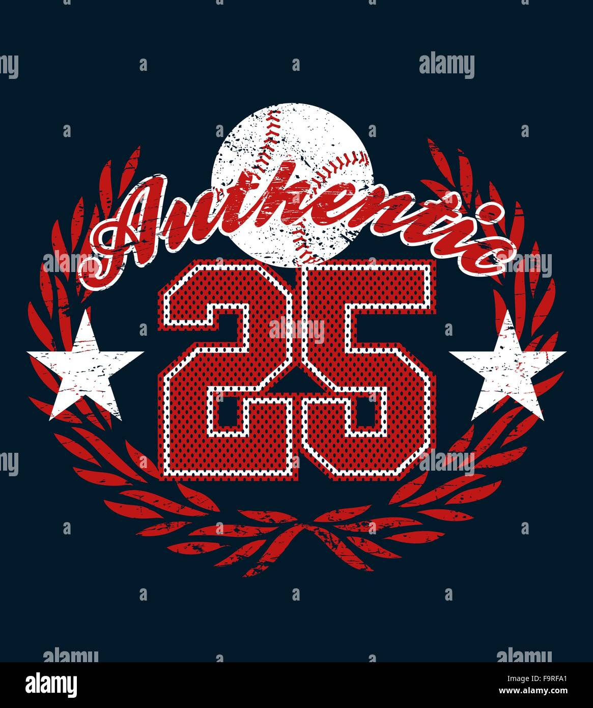 Authentic baseball Stock Vector Images - Alamy