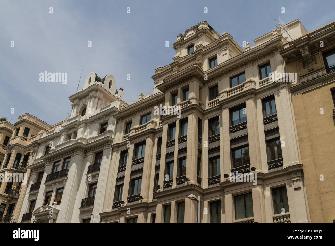 Street View in Madrid Stock Photo - Alamy