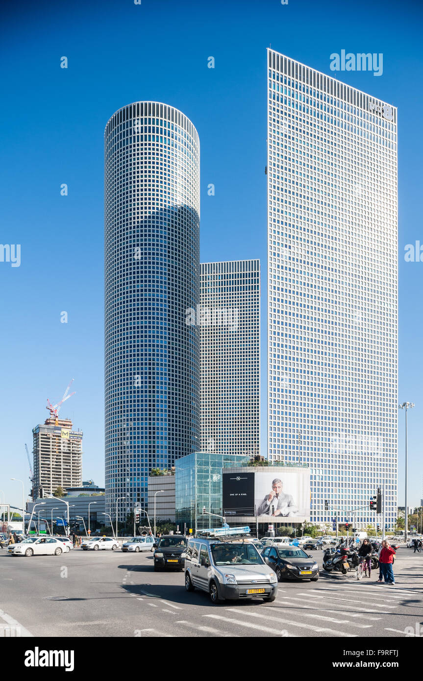 Israel, Tel Aviv, Azrieli center - complex - towers Stock Photo - Alamy