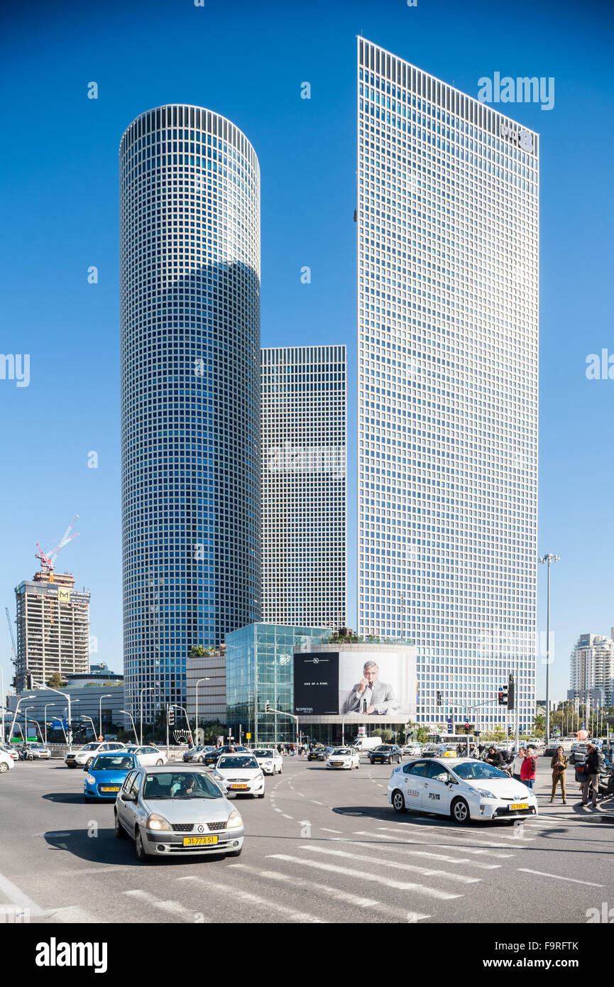 Israel, Tel Aviv, Azrieli center - complex - towers Stock Photo - Alamy