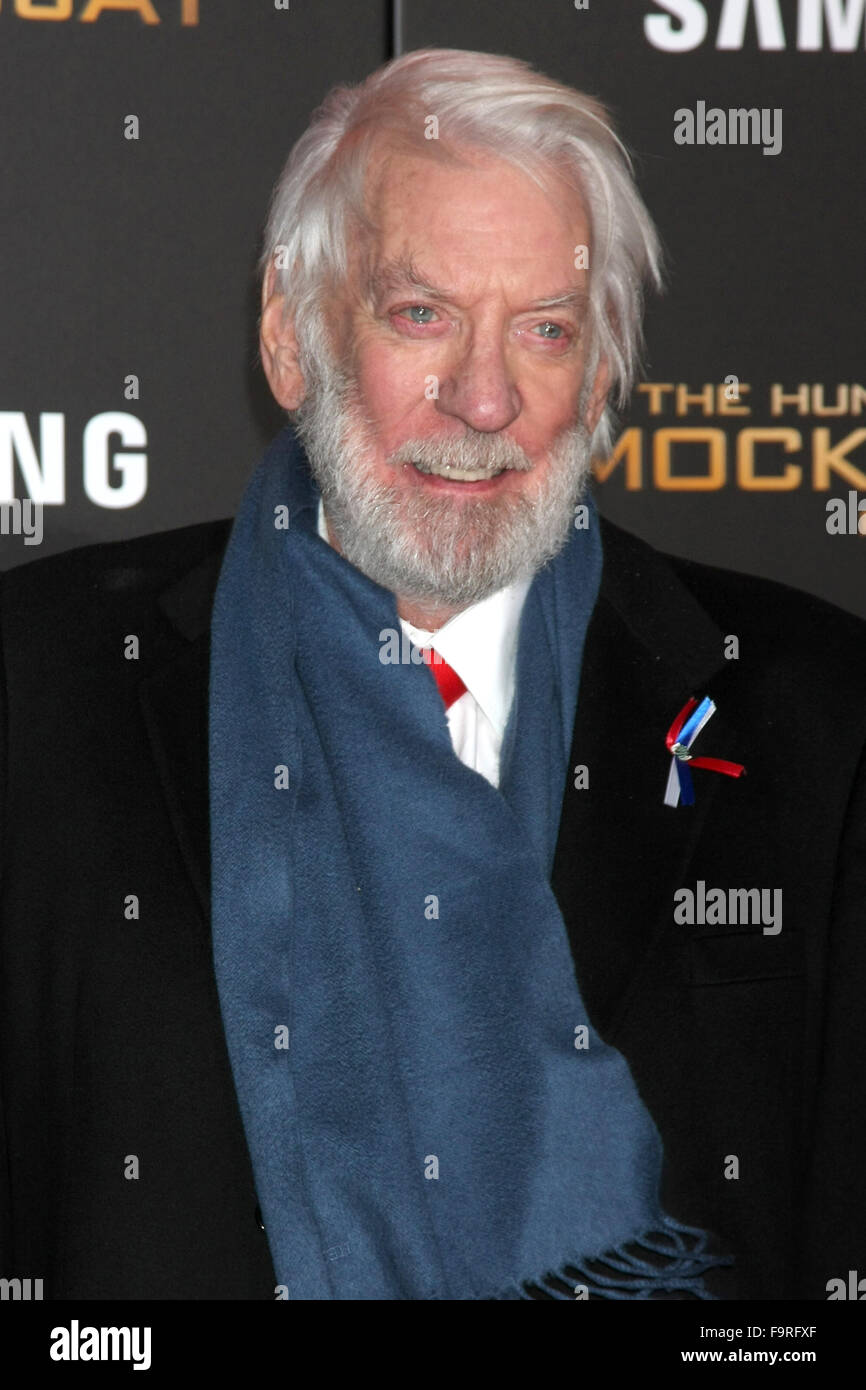The Hunger Games Mockingjay Part 2 LA Premiere Featuring: Donald ...