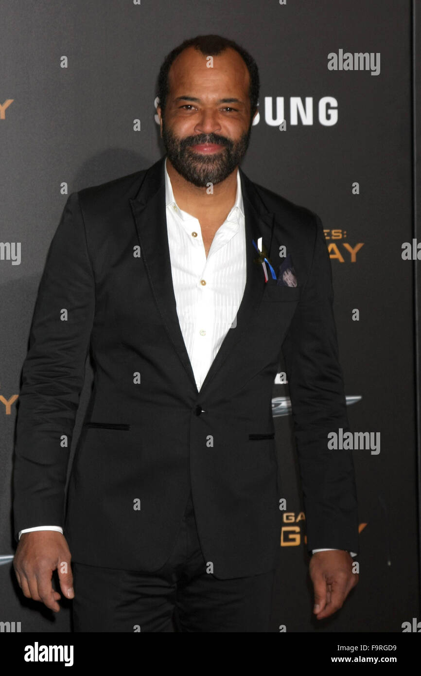 The Hunger Games Mockingjay Part 2 LA Premiere Featuring: Jeffrey ...