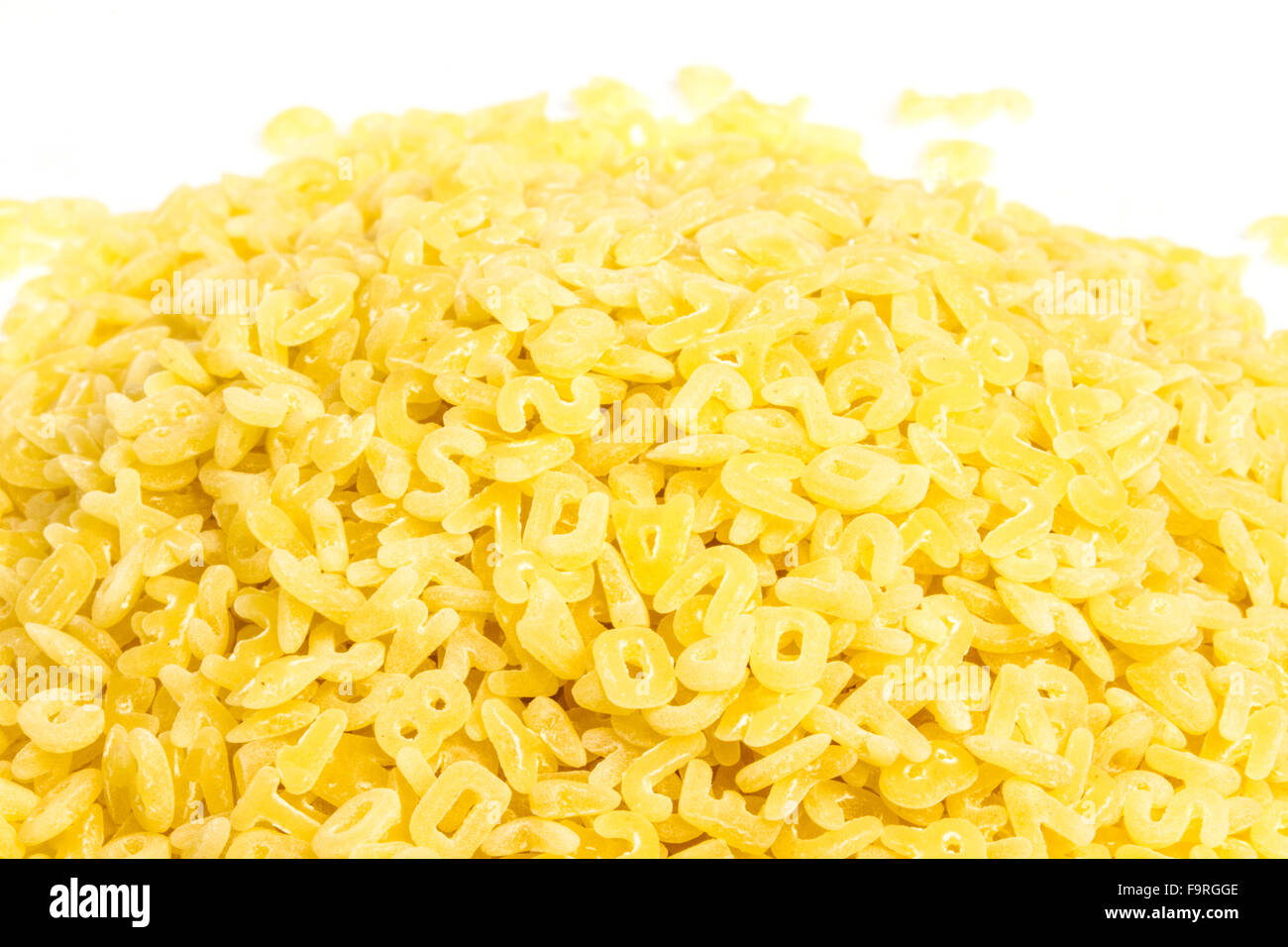 the alphabet pasta Stock Photo - Alamy