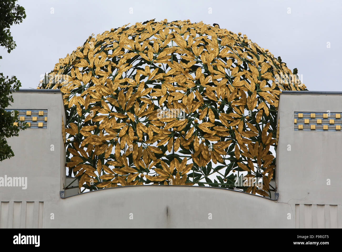 Dome. The Secession building designed by Joseph Maria Olbrich in 1897 ...