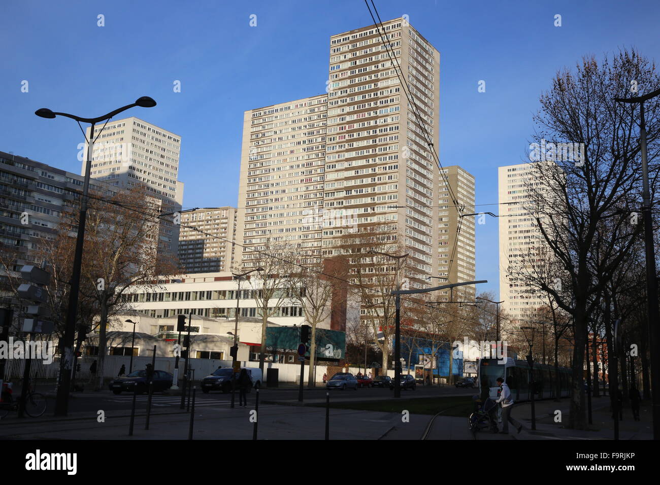 Buildings in Paris 13th (Chinatown Stock Photo - Alamy