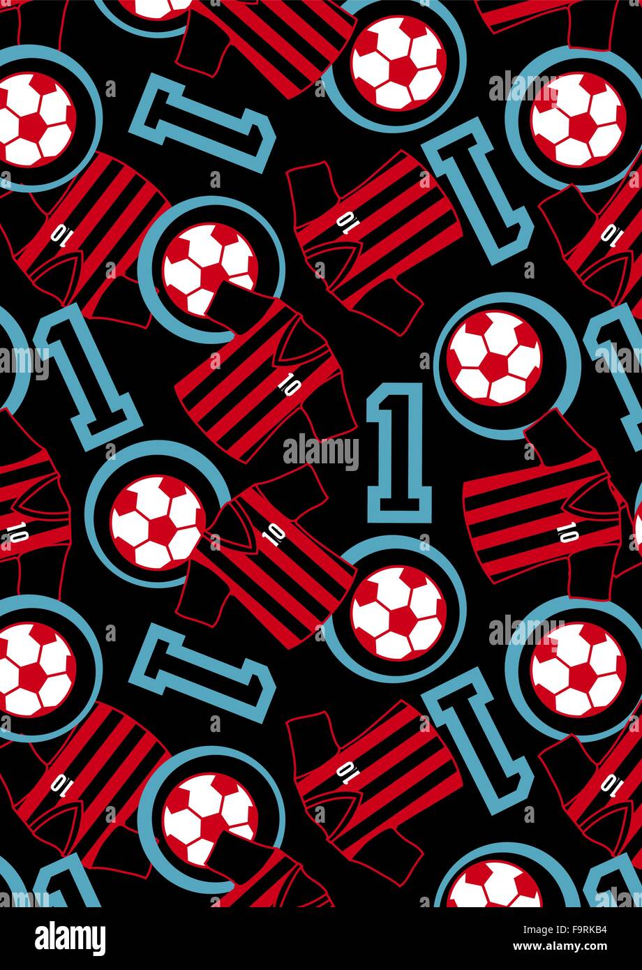 Red and white jersey Stock Vector Images - Alamy