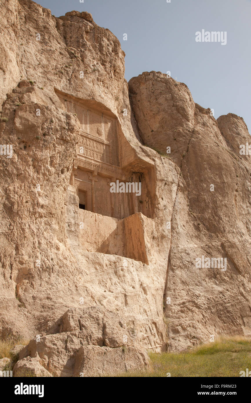 rock reliefs and tombs at Naqsh-e Rustam, Iran Stock Photo - Alamy