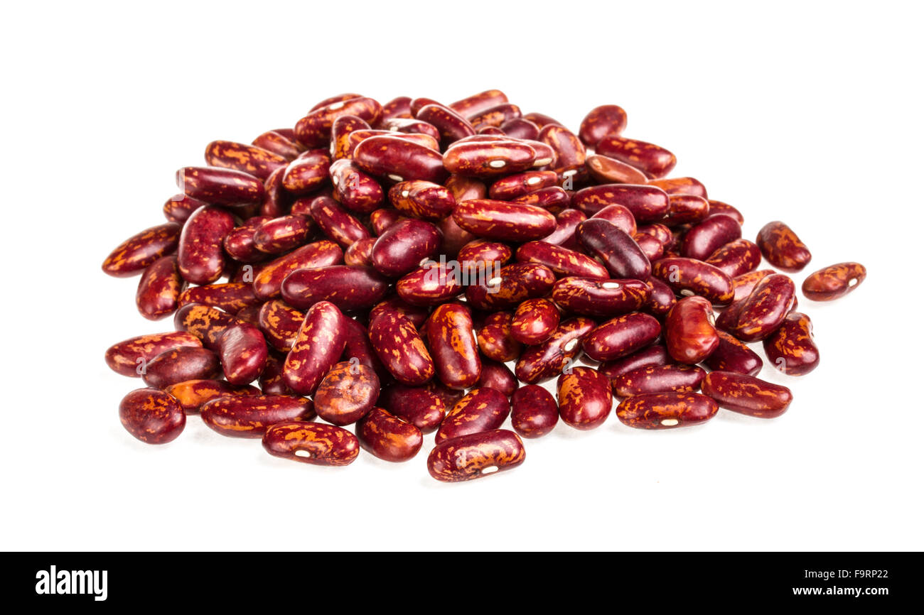 kidney beans on white background Stock Photo - Alamy