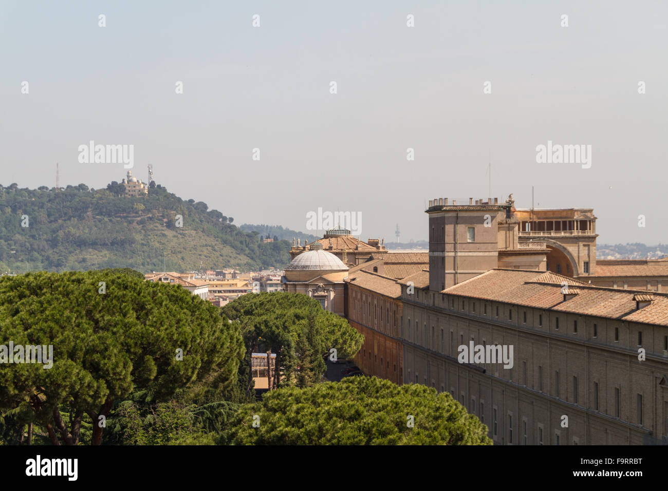 Buildings in Vatican, the Holy See within Rome, Italy. Part of Saint ...
