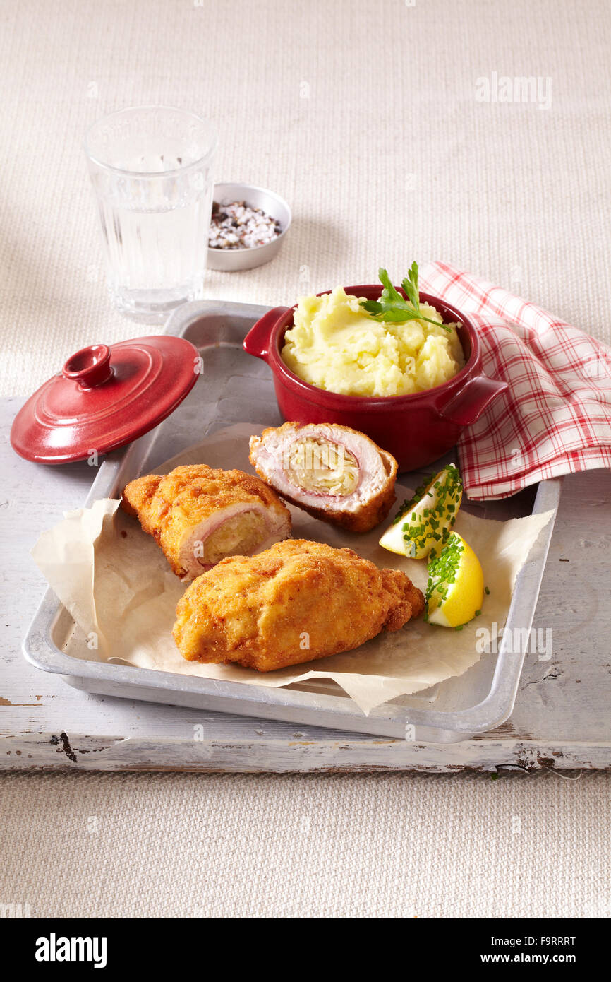 Cabbage stuffed turkey pockets Stock Photo - Alamy