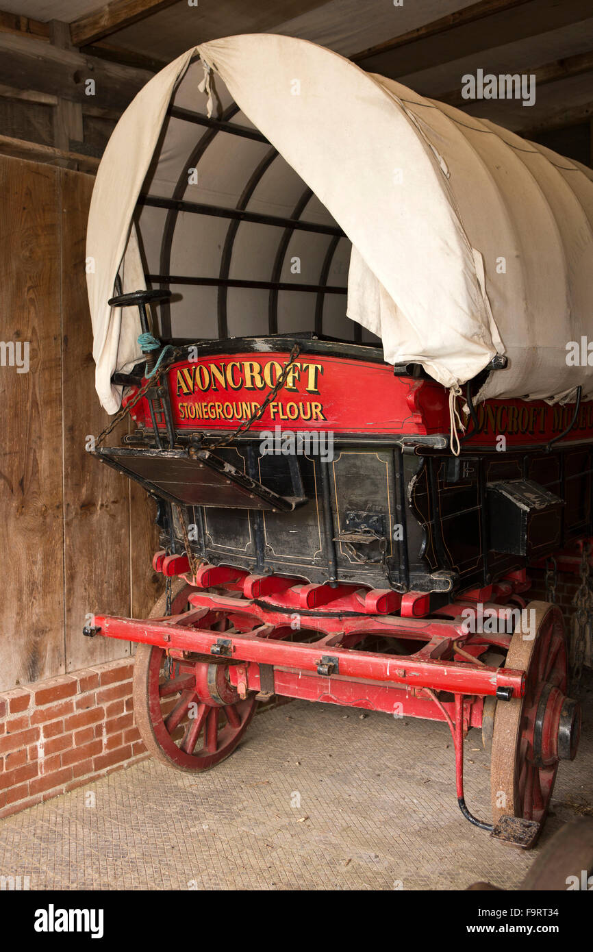 UK, England, Worcestershire, Bromsgrove, Avoncroft Museum, covered ...