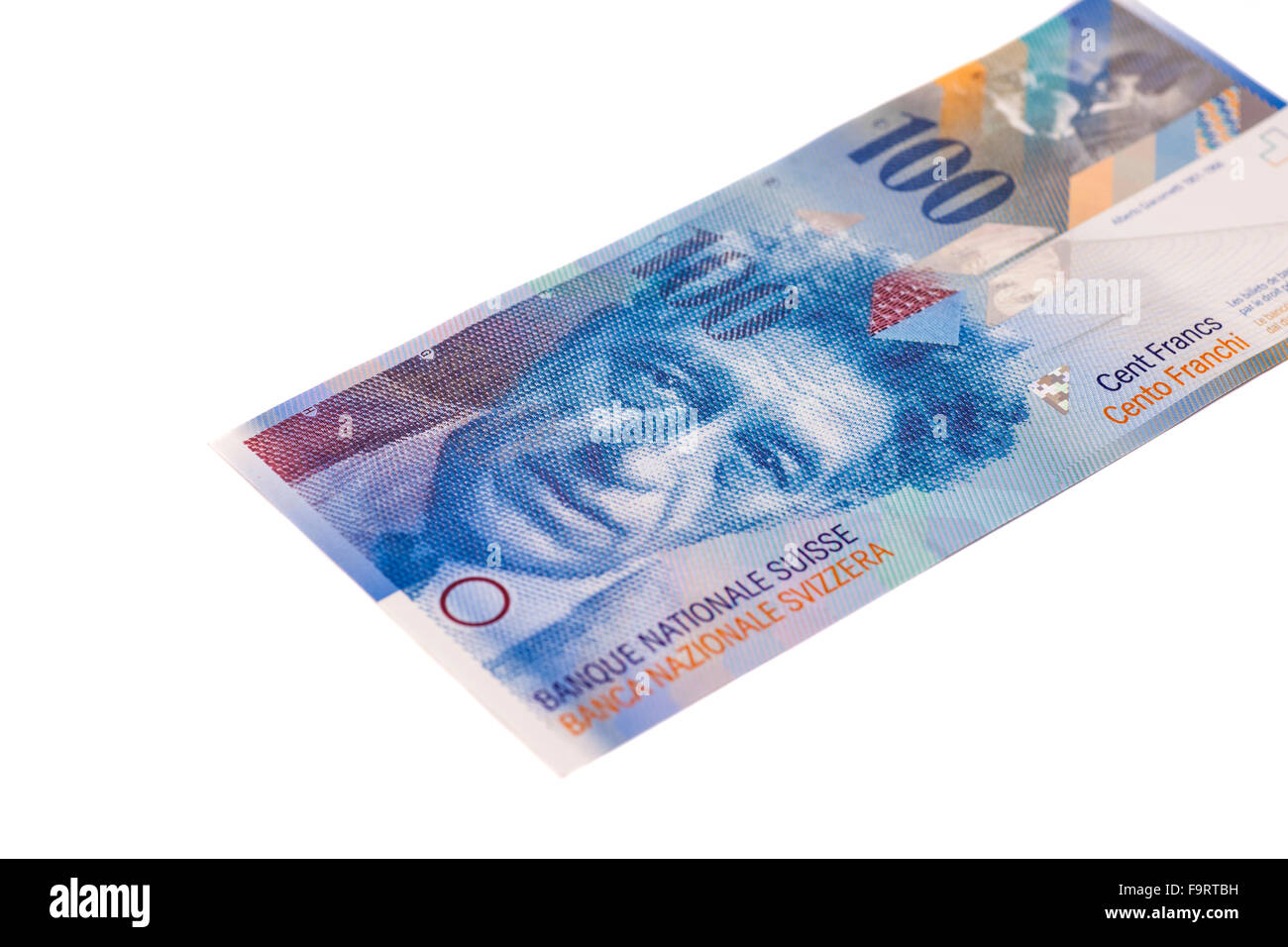Swiss Franc note, isolated Stock Photo - Alamy