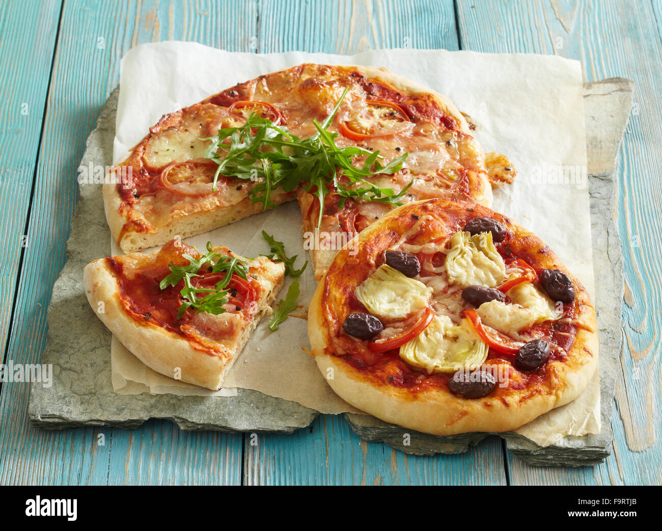 Pizza + steps Stock Photo - Alamy