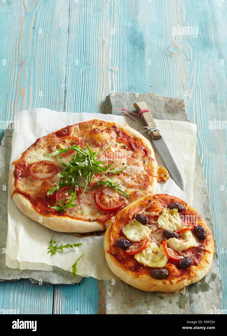 Pizza + steps Stock Photo - Alamy