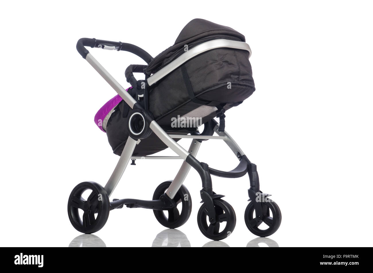 Child pram isolated on the white background Stock Photo - Alamy