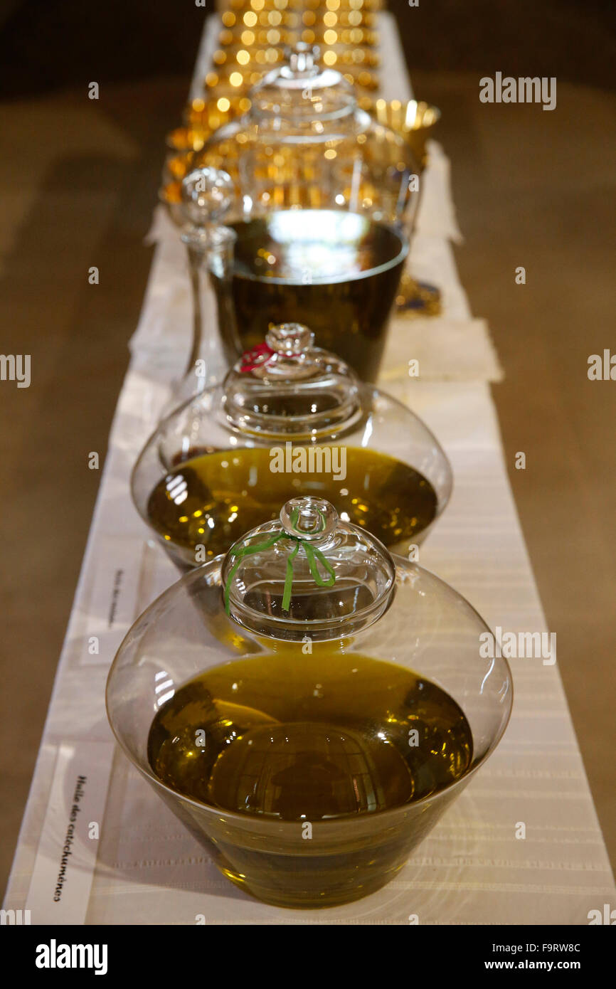 Chrism oil hi-res stock photography and images - Alamy