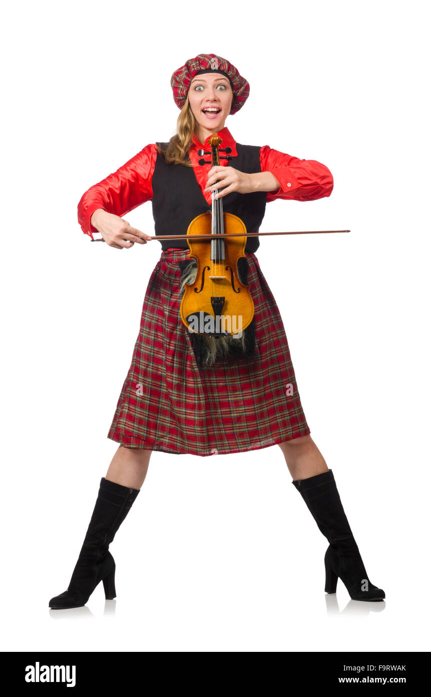 Musical violin irish fiddler celtic hi-res stock photography and images ...