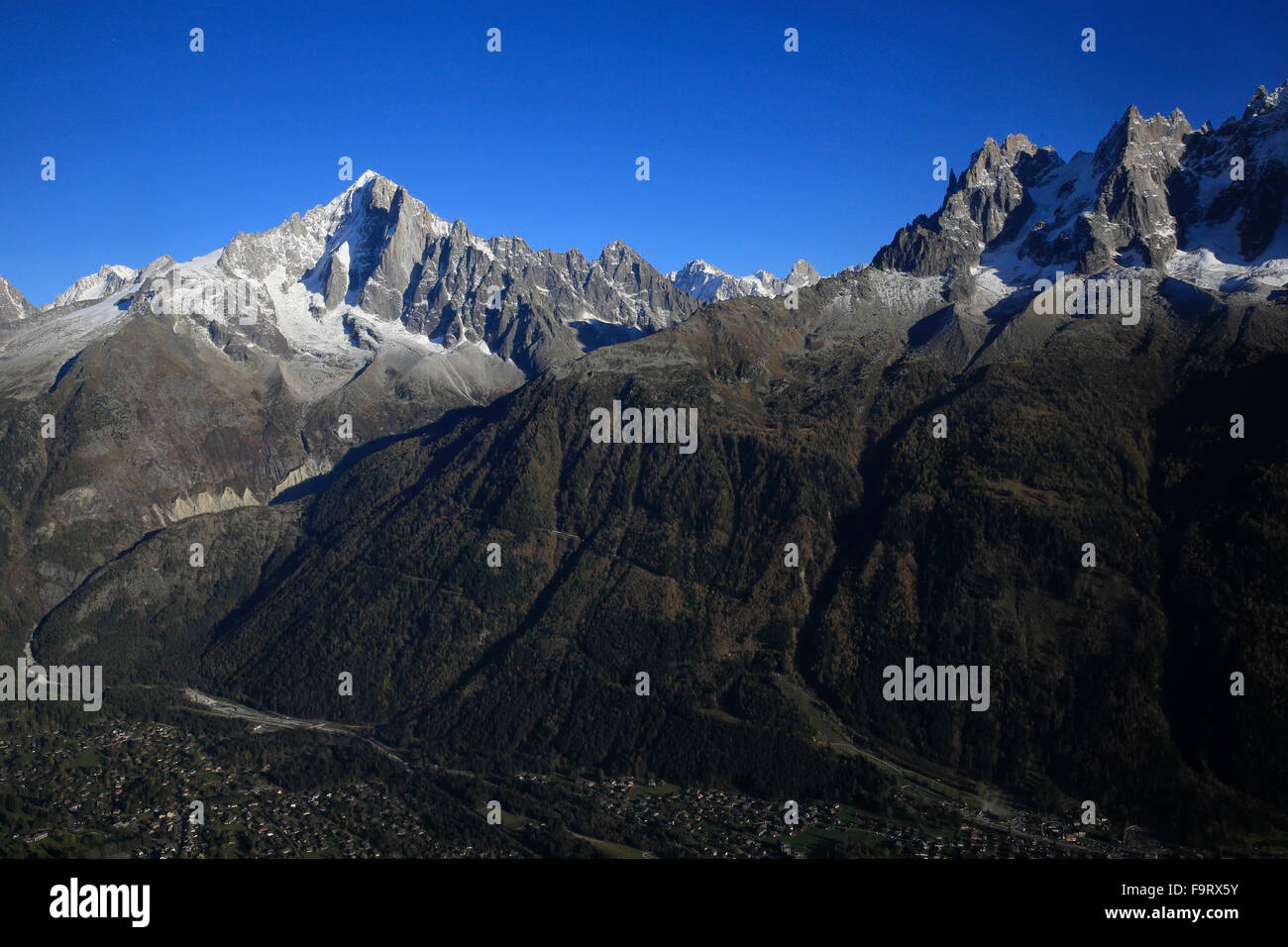 French Alps. Mont Blanc Massif. Chamonix Stock Photo - Alamy