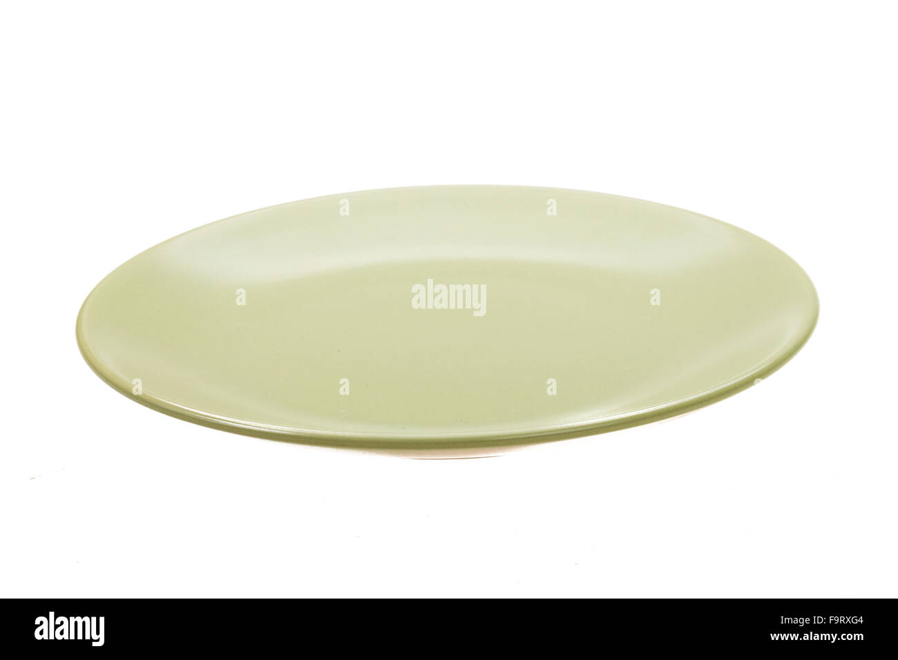 Light plate isolated on white Stock Photo - Alamy