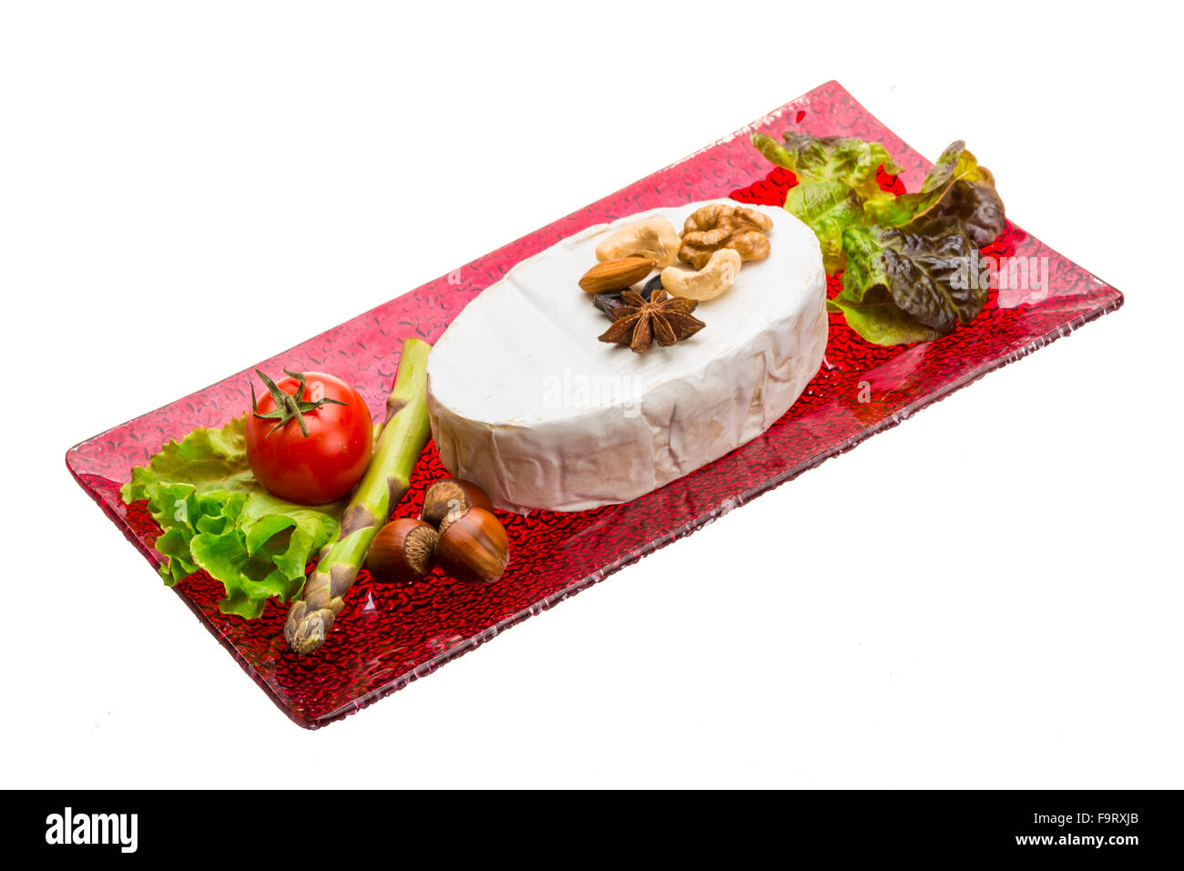 Fresh soft brie cheese Stock Photo - Alamy