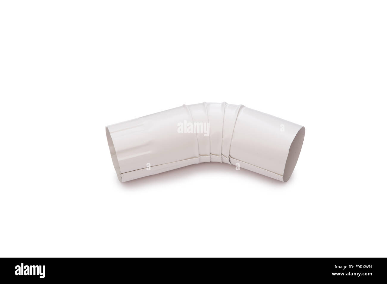 Pipe connector isolated on the white Stock Photo - Alamy