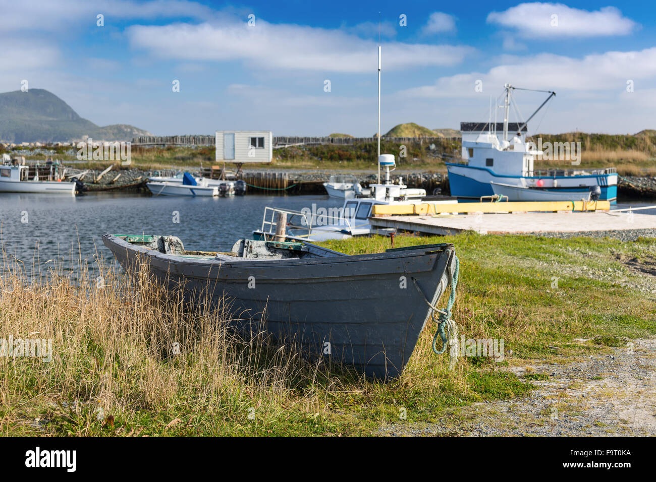 Fishing dory newfoundland hi-res stock photography and images - Alamy