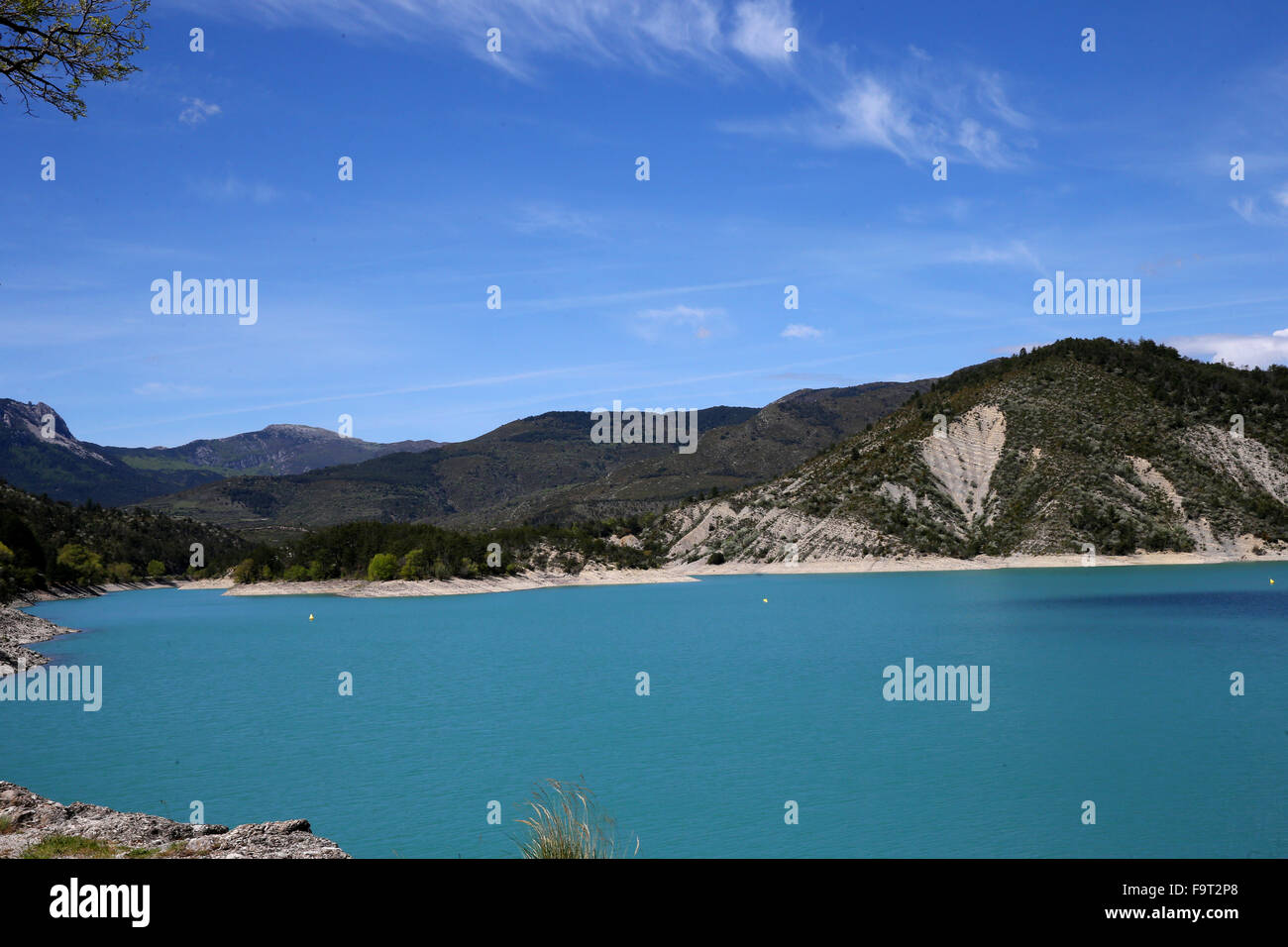 Castillon lake. The Verdon Gorge Stock Photo - Alamy