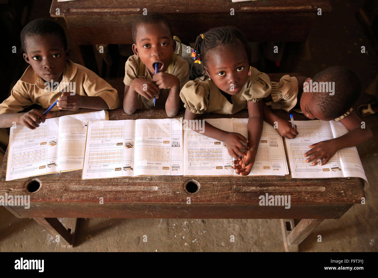 African primary school. Classroom Stock Photo - Alamy