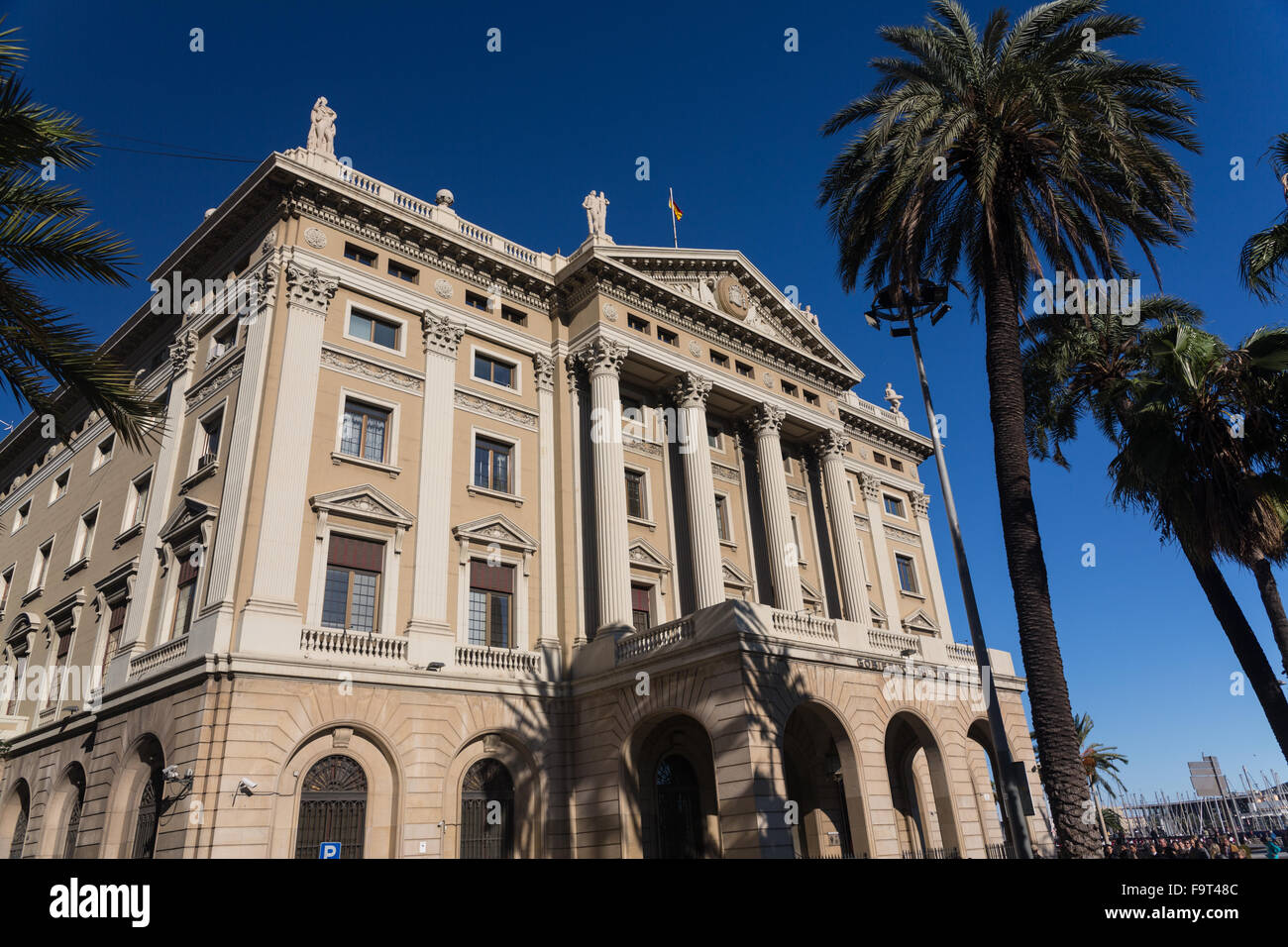 The building of the military government. Barcelona, Catalonia, Spain ...
