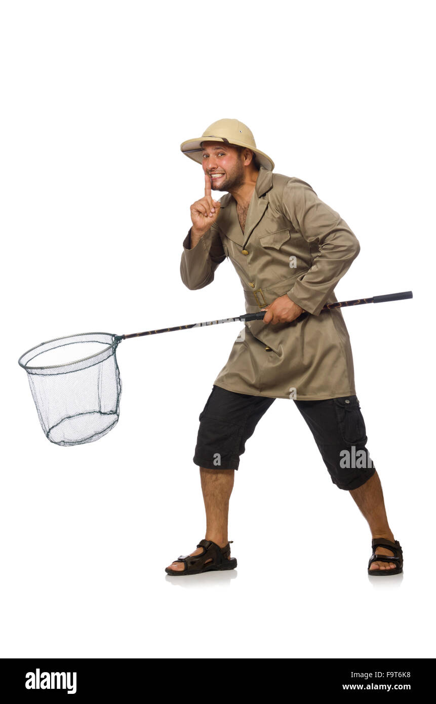 Man catching butterflies net hi-res stock photography and images - Alamy