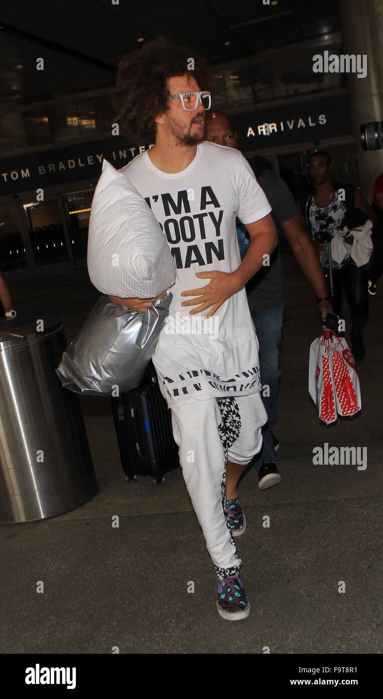 Redfoo at Los Angeles International Airport (LAX) wearing a Tshirt with ...