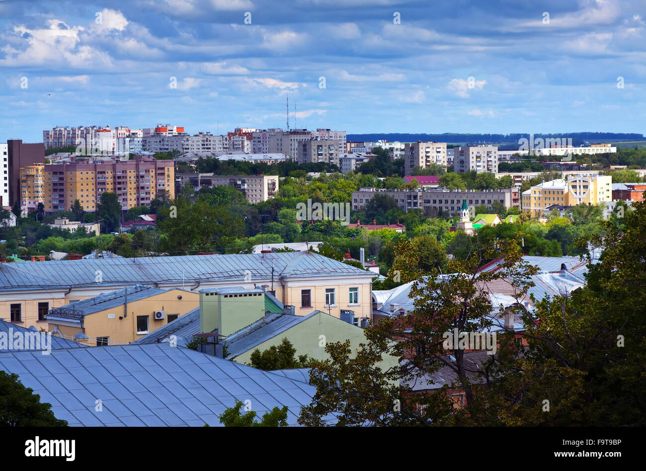 Top view of Vladimir city, Russia Stock Photo - Alamy