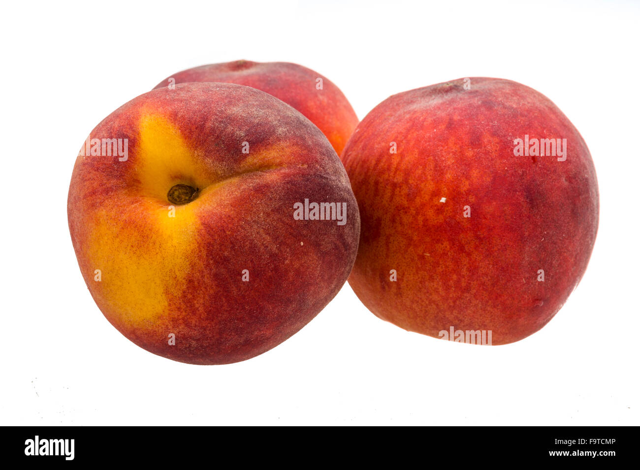 Ripe Peach studio macro shoot isolated Stock Photo - Alamy