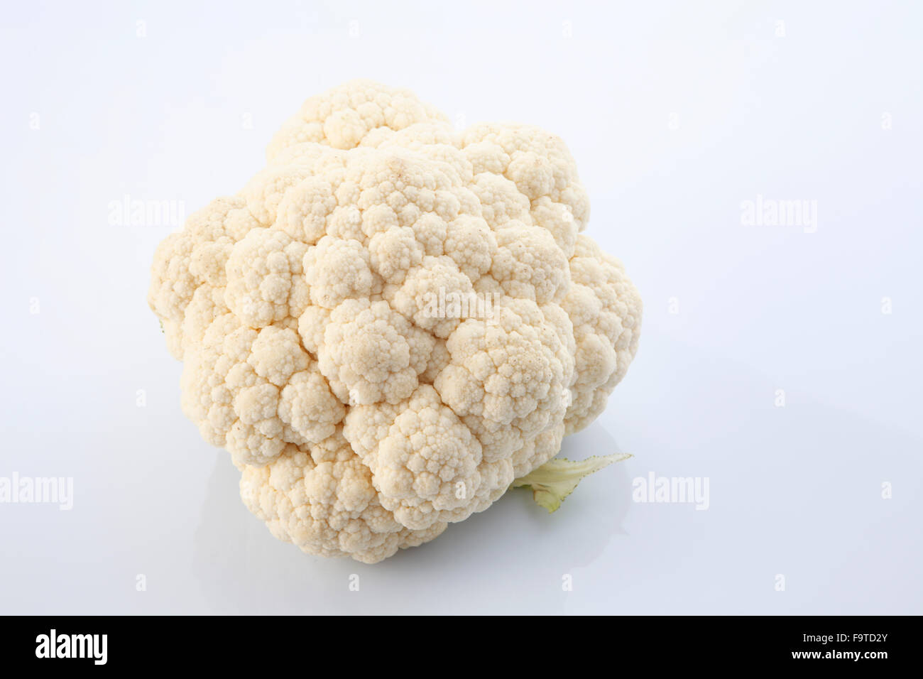 Cauliflower isolated on white background Stock Photo - Alamy