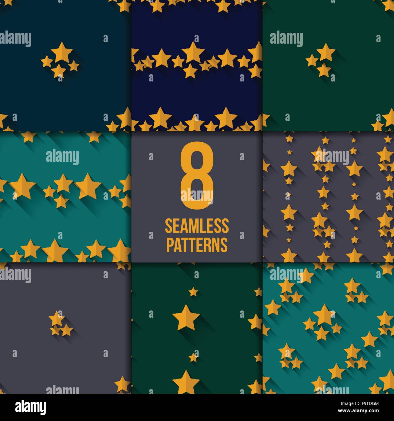 Seamless starry patterns Stock Vector Image & Art - Alamy