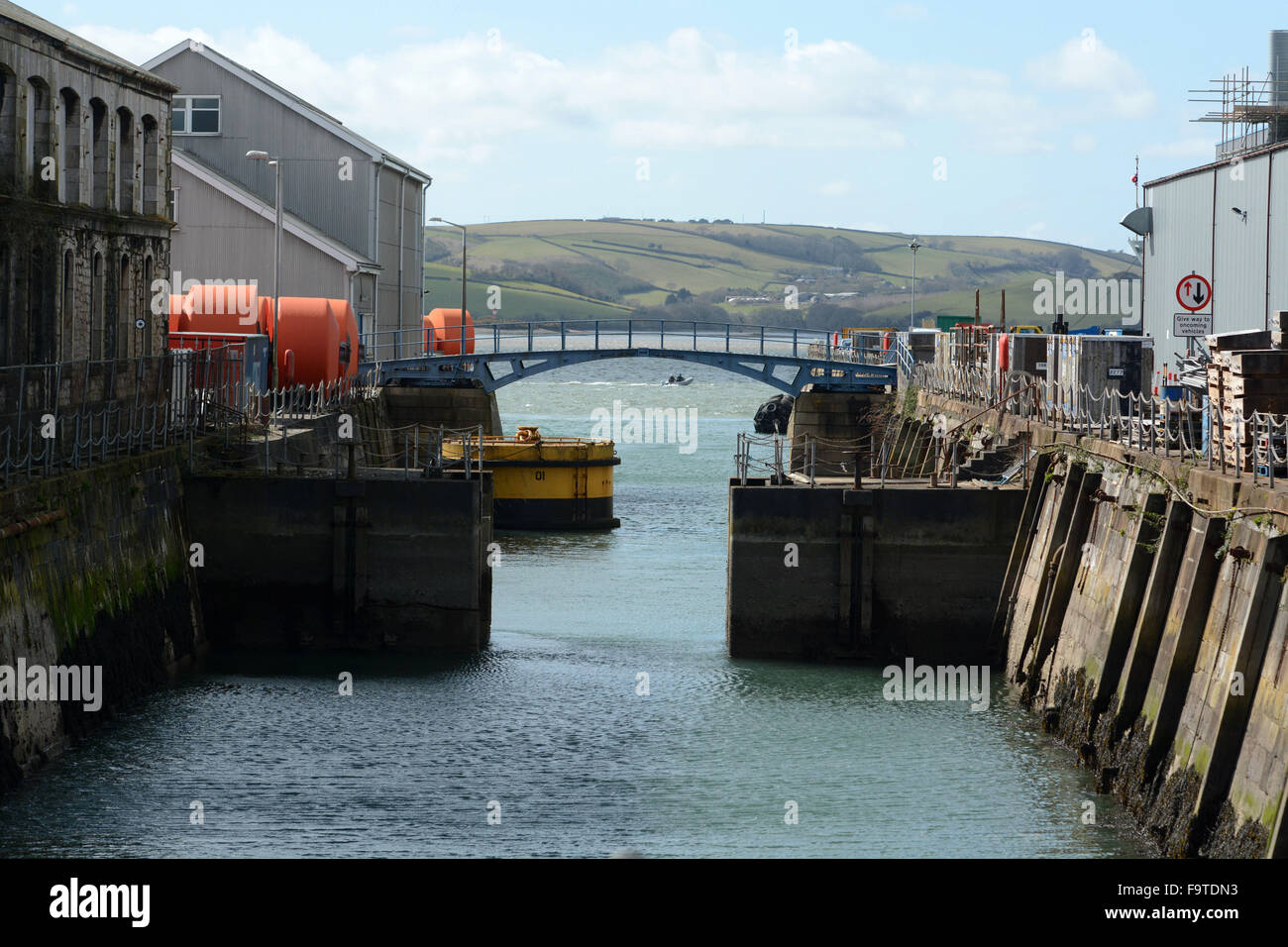 South Yard in Devonport Dockyard , Plymouth Stock Photo - Alamy