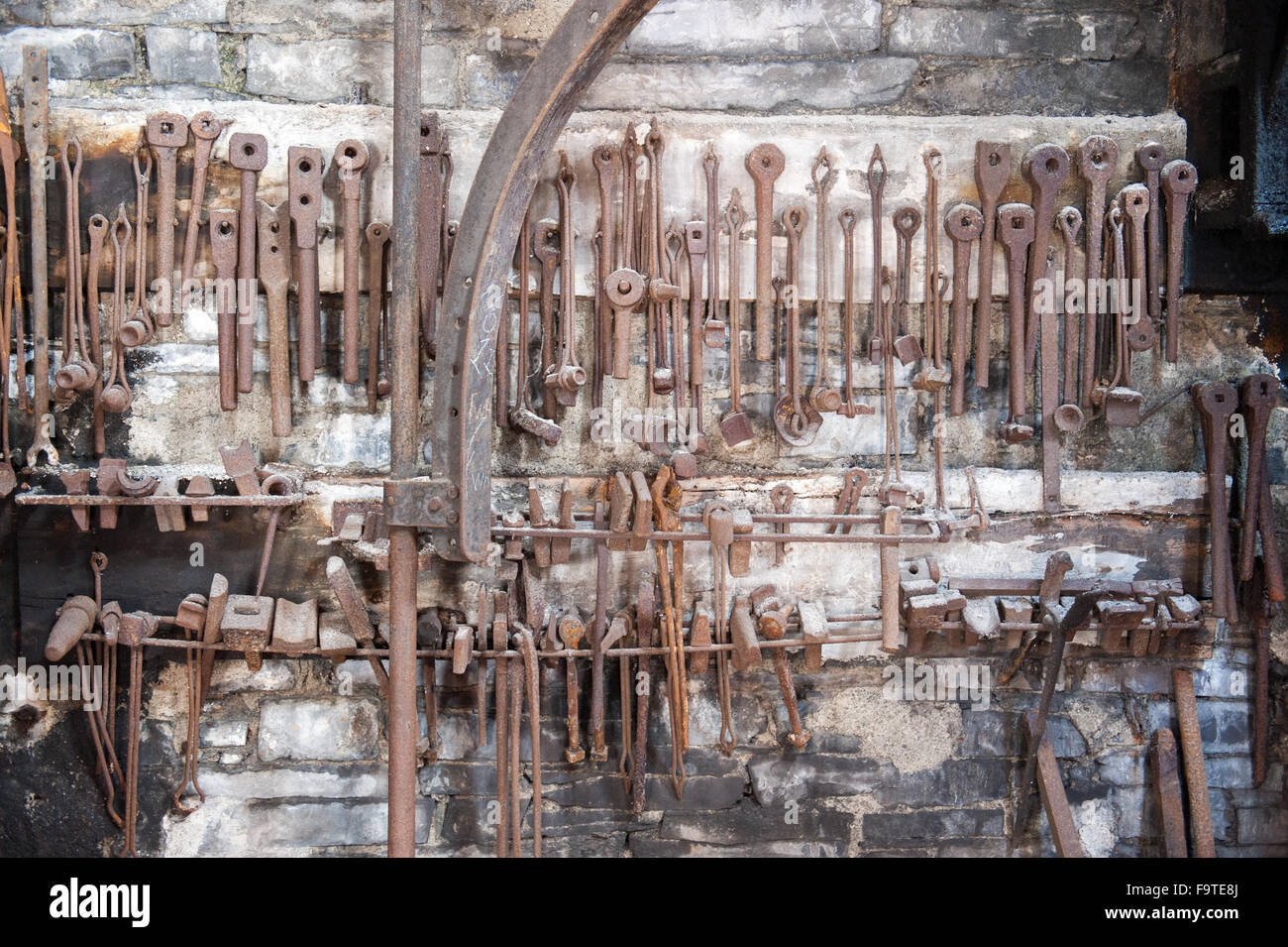 Rusty vintage heavy tools used for heavy industry Stock Photo - Alamy