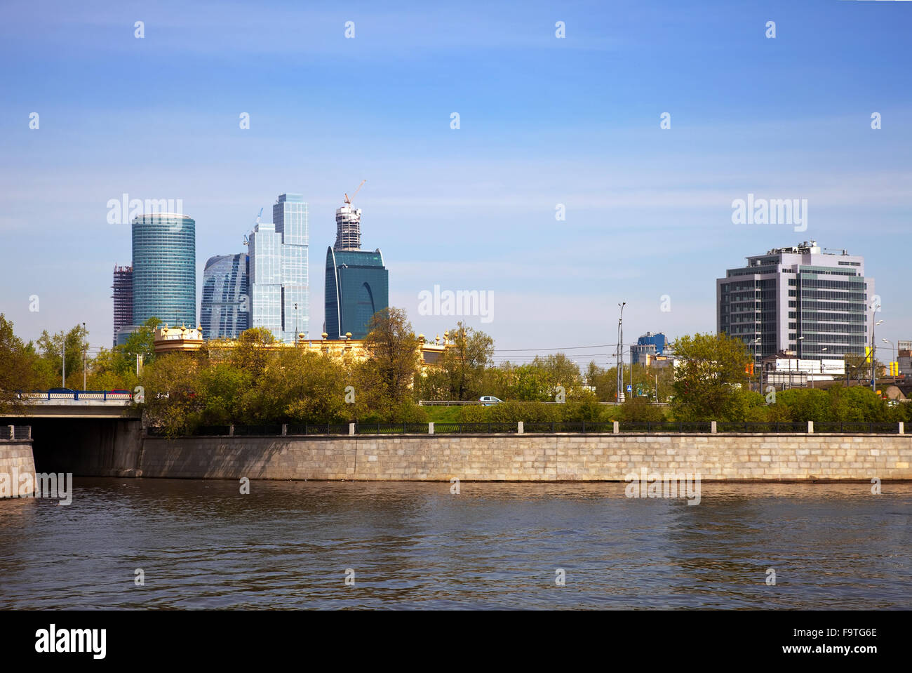 View of Moscow. Moscow International Business Center (Moscow IBC Stock ...