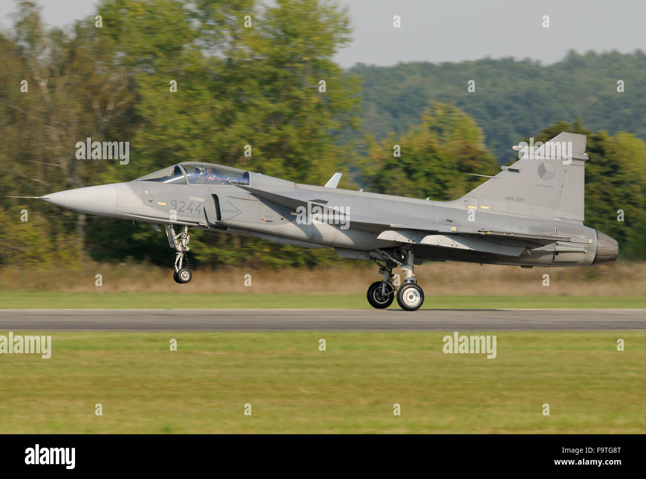 Gripen jet landing hi-res stock photography and images - Alamy