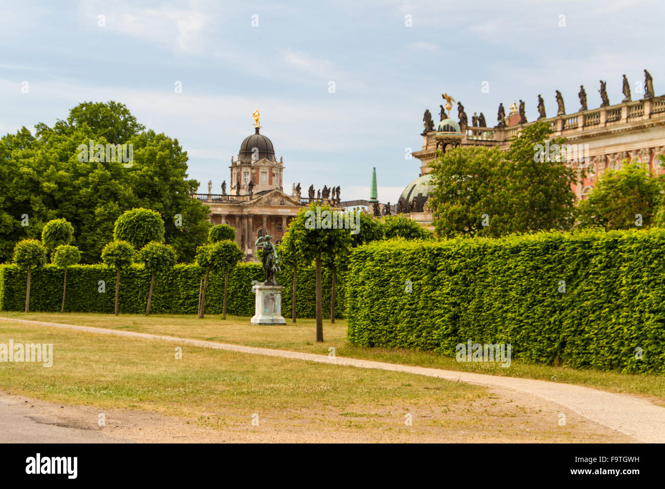The New Palace in Potsdam Germany on UNESCO World Heritage list Stock ...