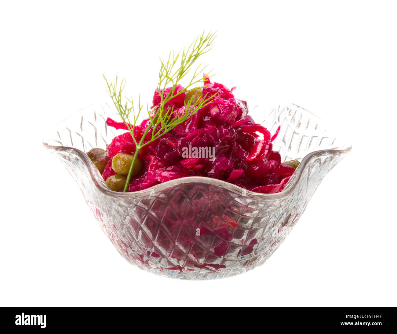 Vinaigrette Russian beetroot salad Stock Photo - Alamy