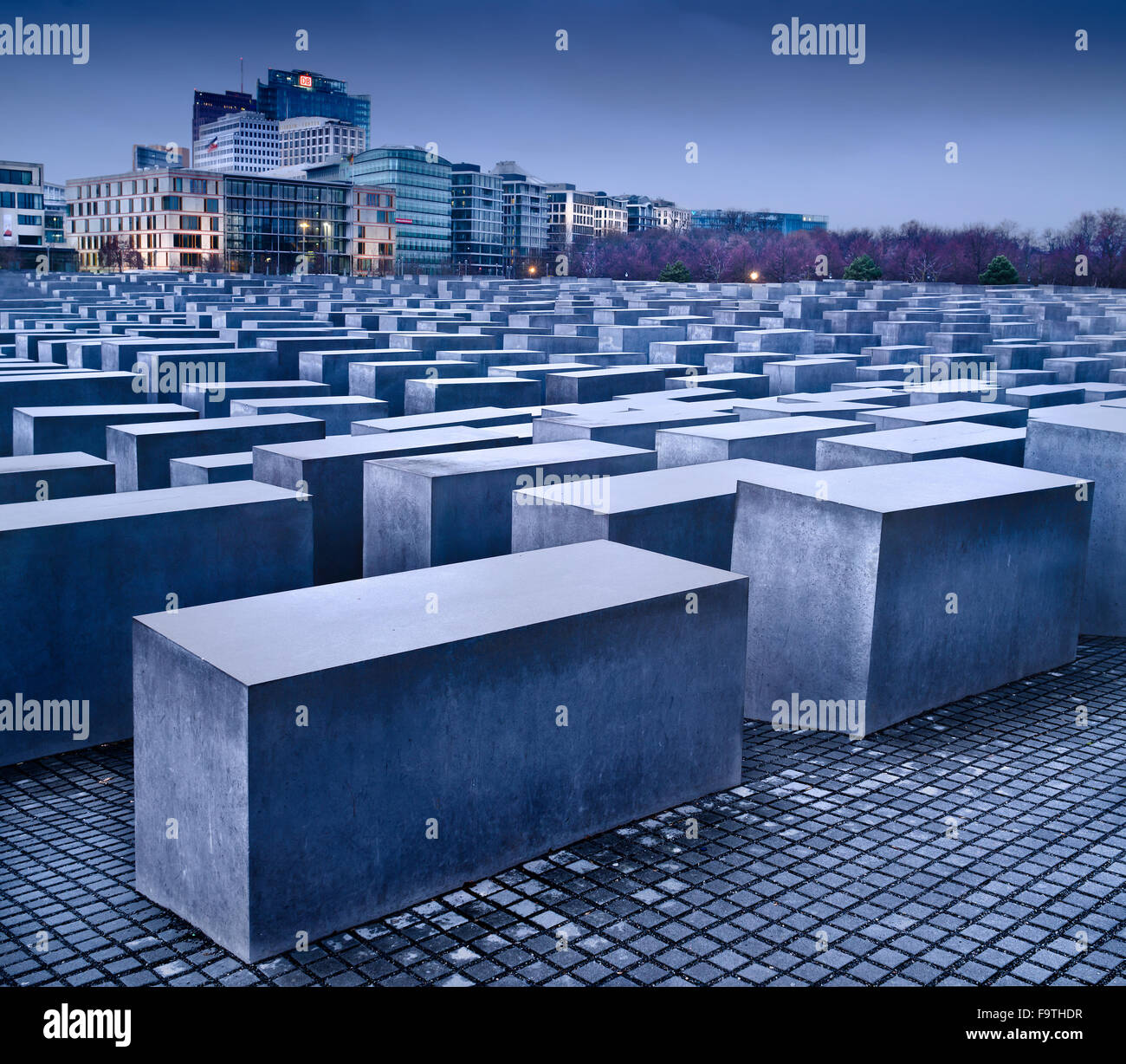 Holocaust Memorial, Berlin, Germany. Designed by Peter Eisenmann Stock ...